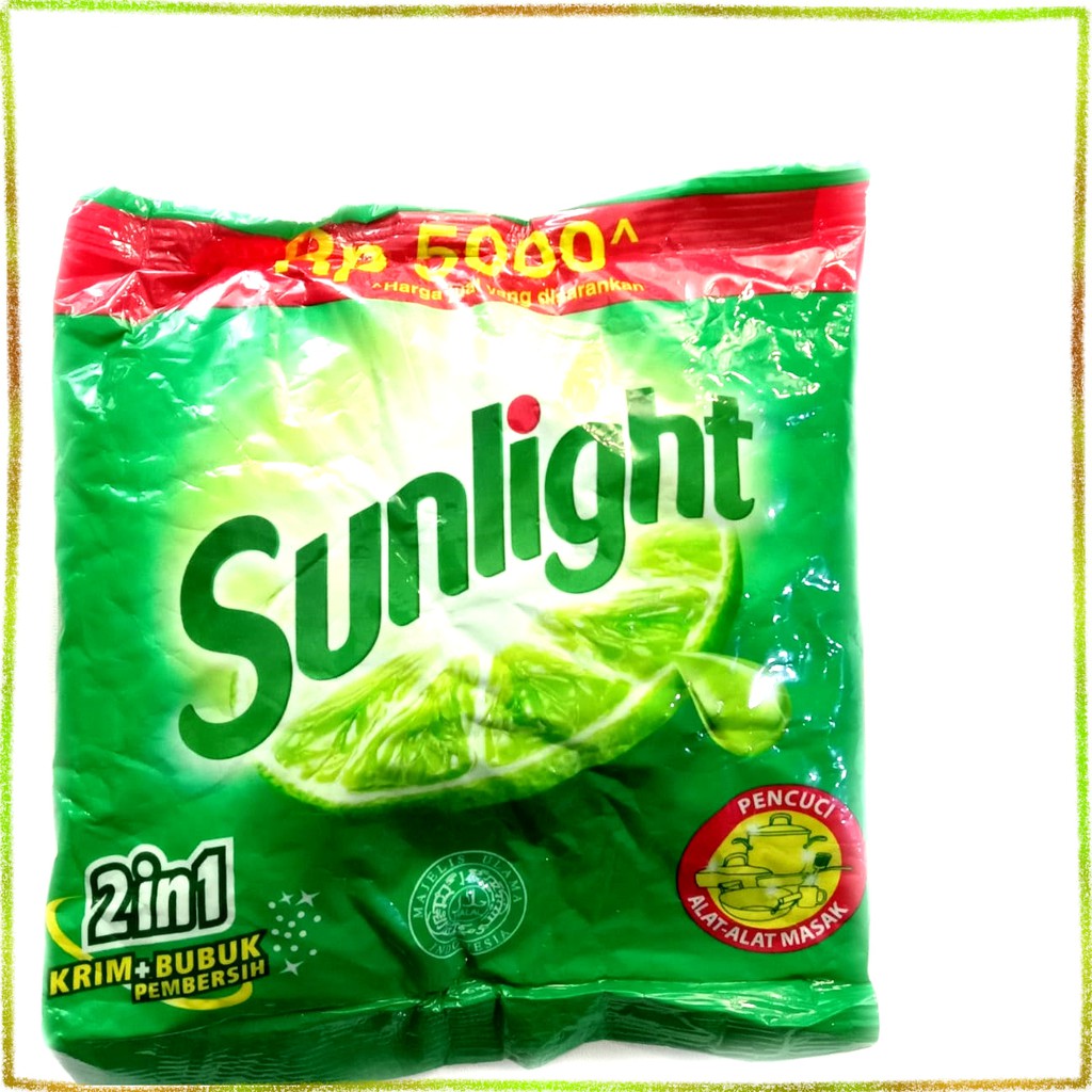 Jual 2x [2 biji] pencuci piring dan alat masak sunlight 2in1 krim dan ...