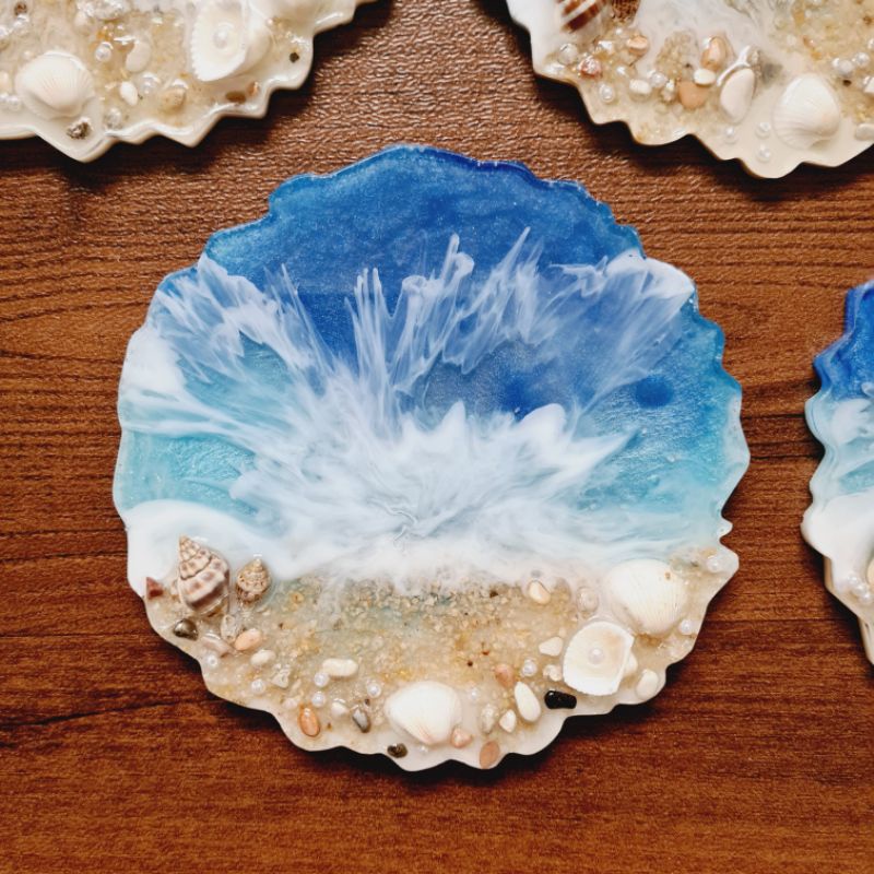 Jual Reed diffuser set w/ resin Coaster tatakan gelas aesthetic props ...