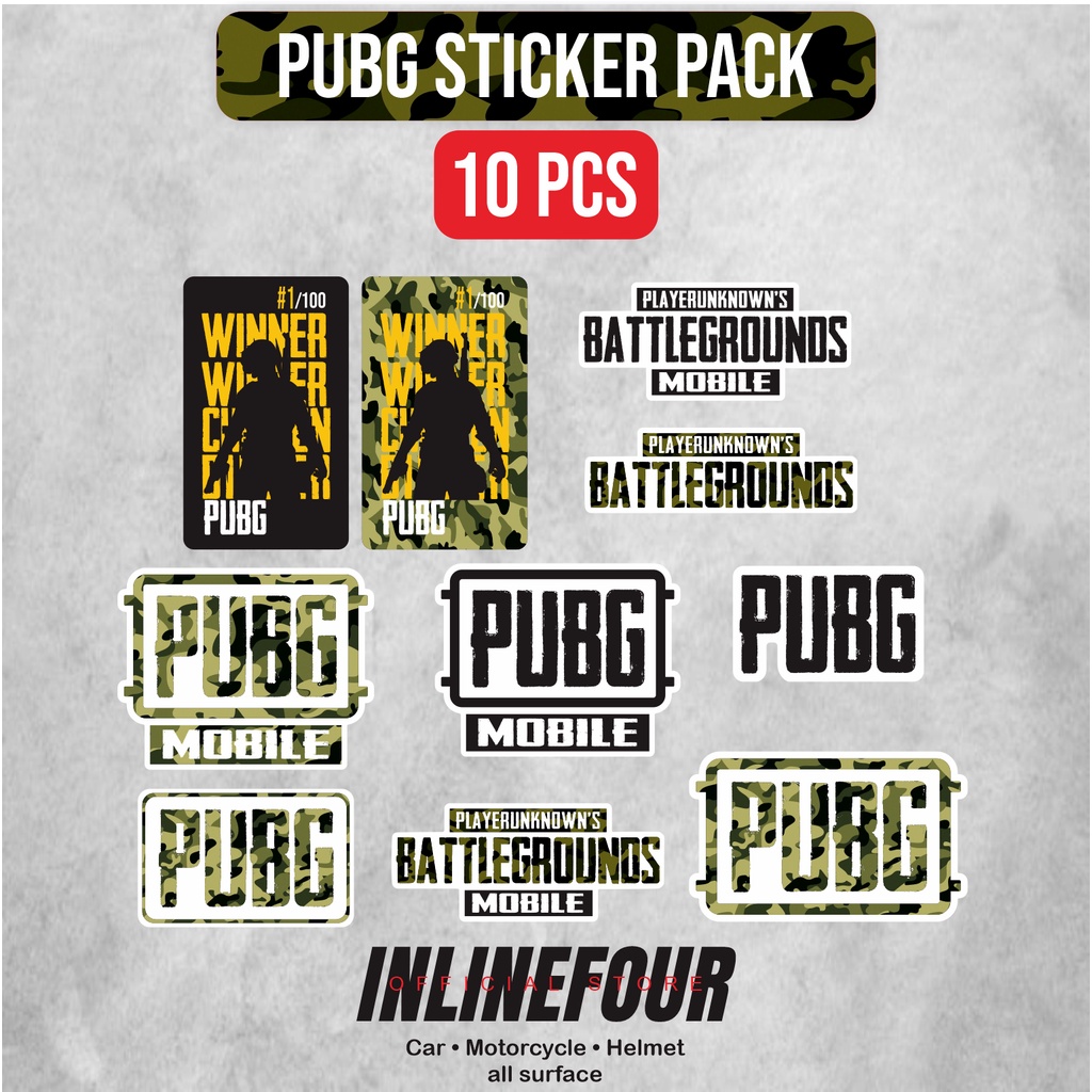 Jual STICKER PACK STIKER AESTHETIC GAME PUBG CASE HANDPHONE LAPTOP HP ...