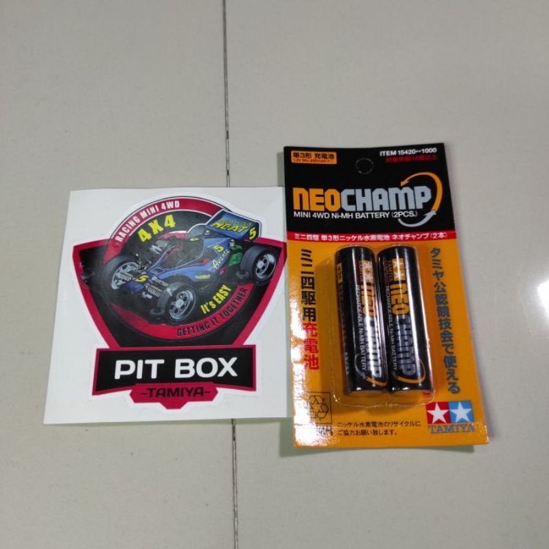 Jual TAMIYA NEO CHAMP BATTERY / BATERAI - ITEM 15420 | Shopee Indonesia