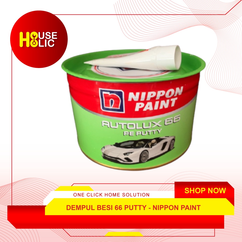 Jual Dempul Besi Autolux Pe Putty 66 / Dempul Besi Nippon Paint ...