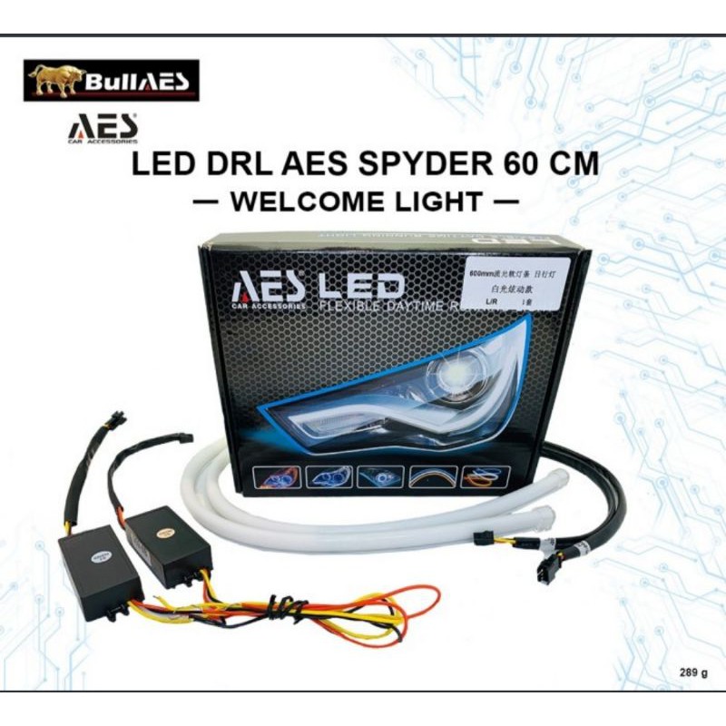 Jual DRL AES Softled 60 CM Welcome Light Sequential Signal Light SPYDER ...