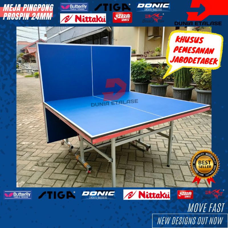 Jual MEJA PINGPONG TENIS MEJA PROSPIN BAHAN MDF 18mm BUKAN BAHAN PARTIKEL | Shopee Indonesia