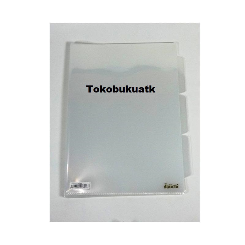Jual Clear Sleeves 3 Pockets Daiichi , Map L A4 3 Pocket, Map L A4 2 ...