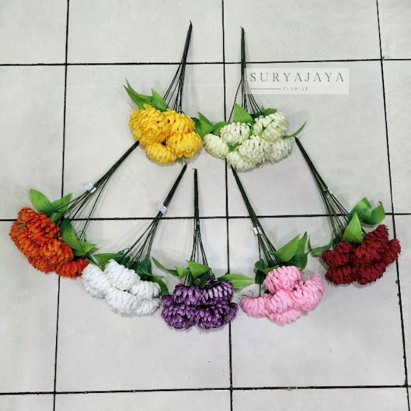 Jual Bunga SERUNI JEPANG x7 / Bunga Artificial / Bunga Dekorasi / Bunga Palsu / Bunga Plastik ...