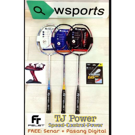 Jual Raket Badminton Felet TJ POWER Power Speed Control Original ...