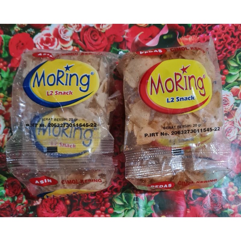 Jual MORING | CIMOL kering L2 snack 1000 [ renteng 10s ] | Shopee Indonesia