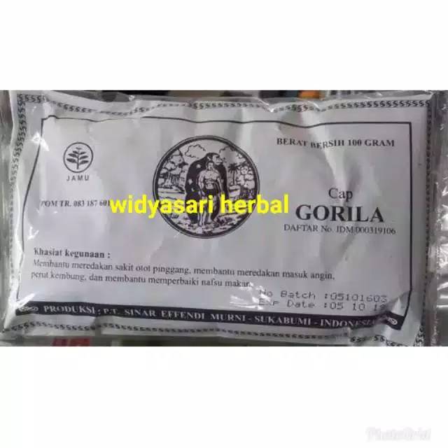 Jual JAMU GODOG CAP GORILA | Shopee Indonesia