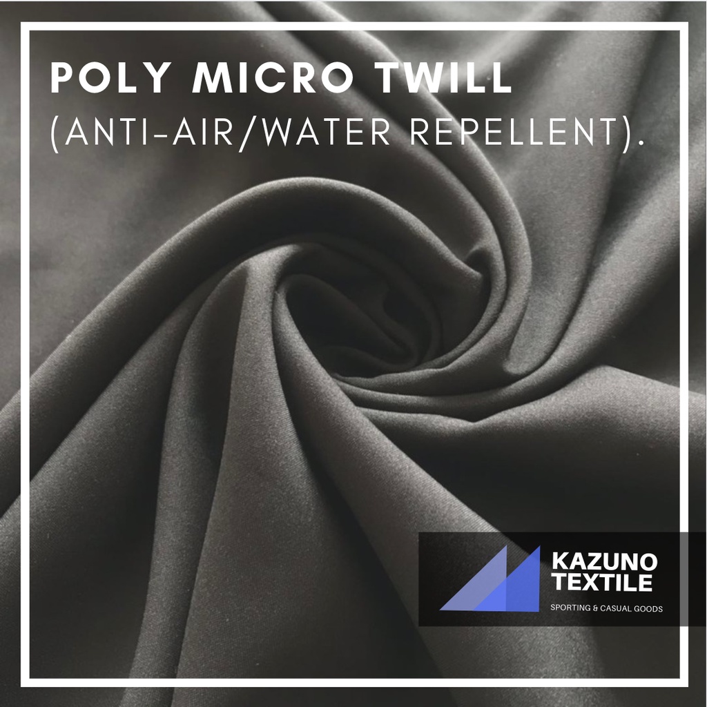 Jual Bahan Kain Poly Micro Fibre Twill (Water Repellent/Anti-air ...