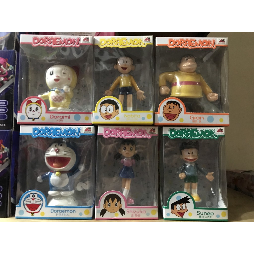 Jual Mainan Action Figure Doraemon Nobita Shizuka Suneo Giant Dorami ...