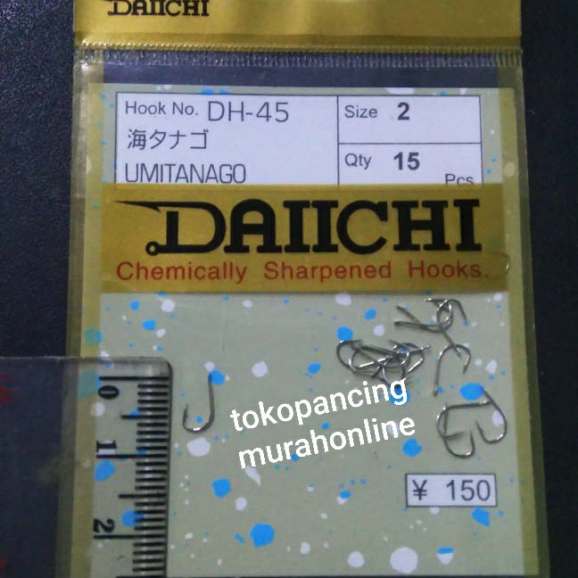 Jual MATA KAIL PANCING DAICHI DH-45 UMITANAGO TANPA LUBANG | Shopee ...