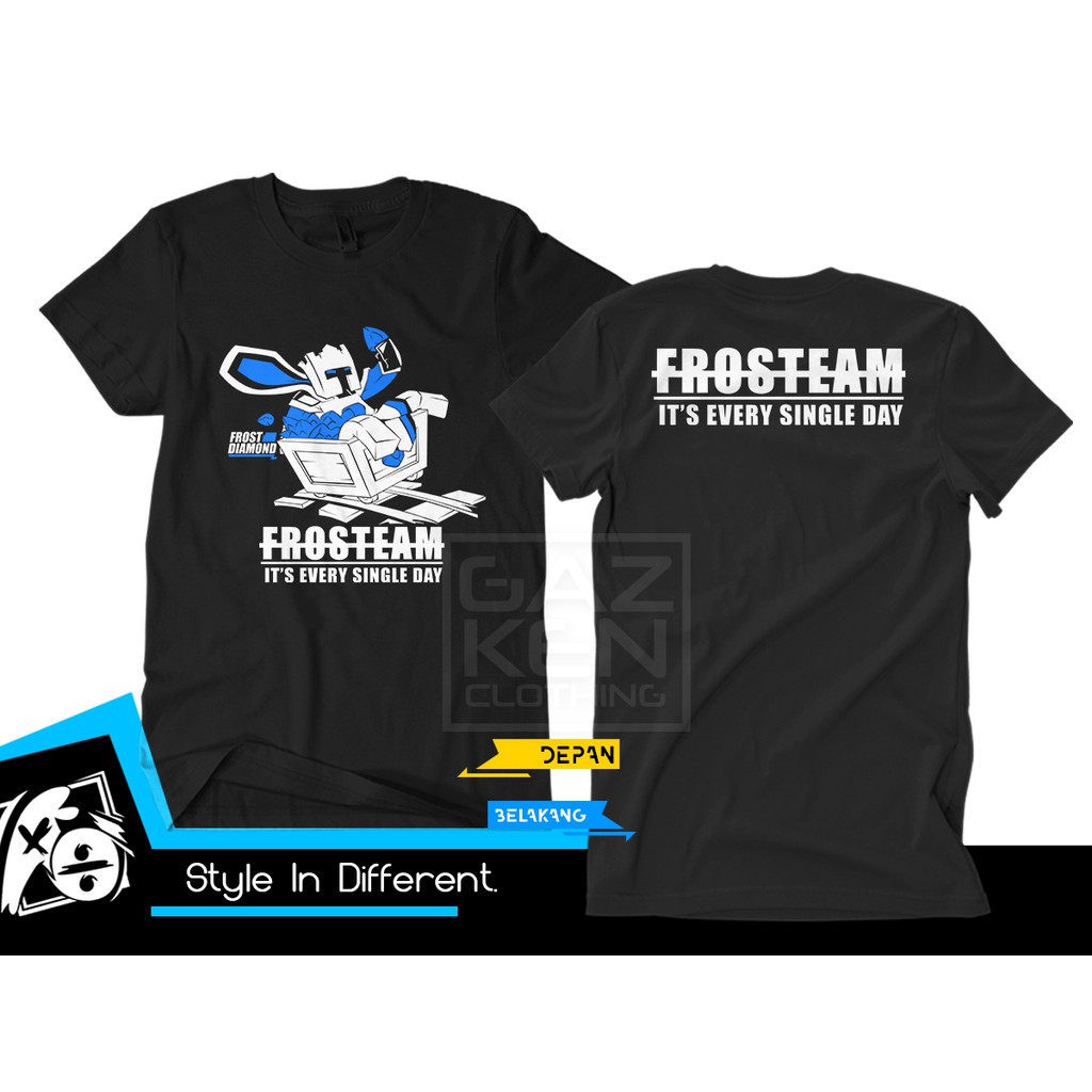Jual Kaos Frost Diamond Baju Gamer Frosteam Its Every Single Day ...