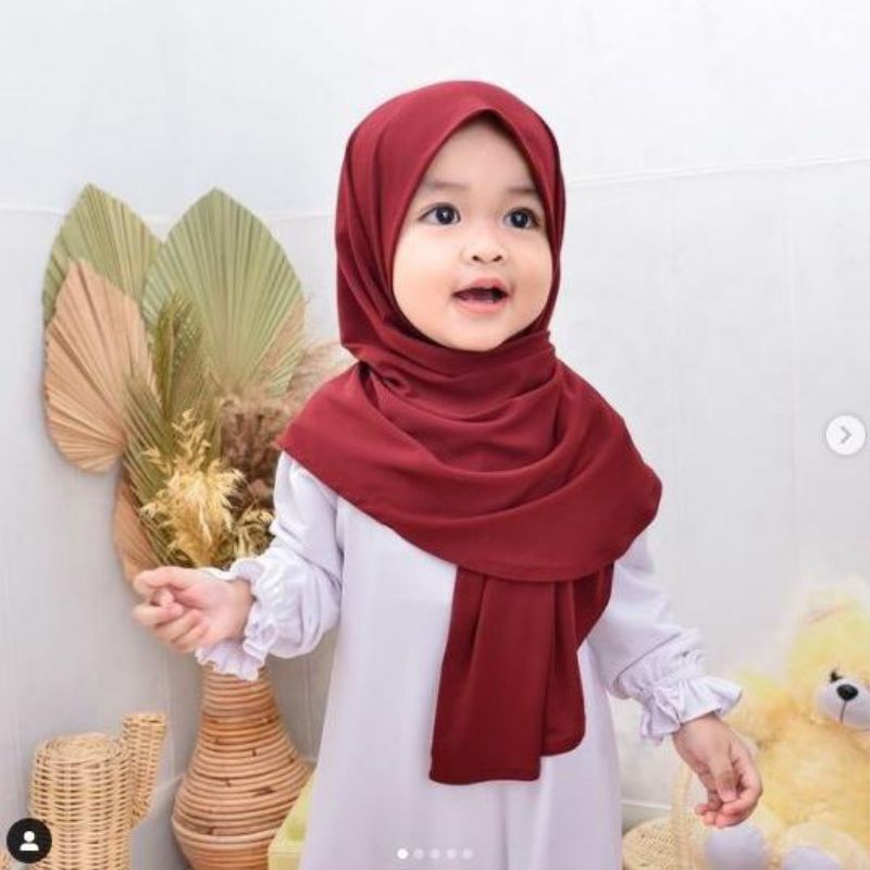Jual PASTAN Jersey ANAK 0-3Tahun / HIJAB ANAK TK SD Jilbab pastan anak ...