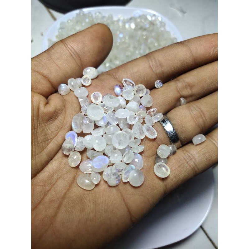 Jual NATURAL biduri bulan air laut natural moon stone sea water ...