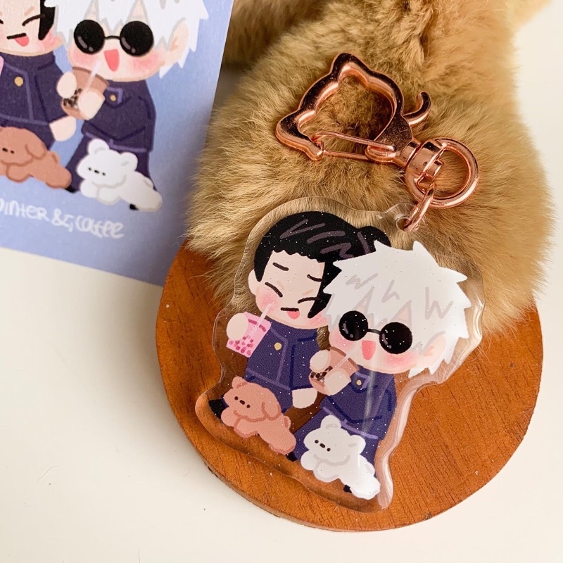 Jual SOFTBOY EPOXY GLITTER KEYCHAIN VOL.3 (ERURI, SATOSUGU, KUROKEN ...