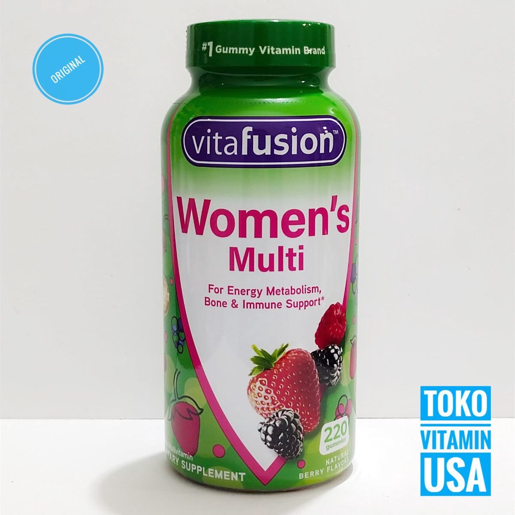 Jual Vitafusion Women Daily Multivitamin 220 gummy | Shopee Indonesia