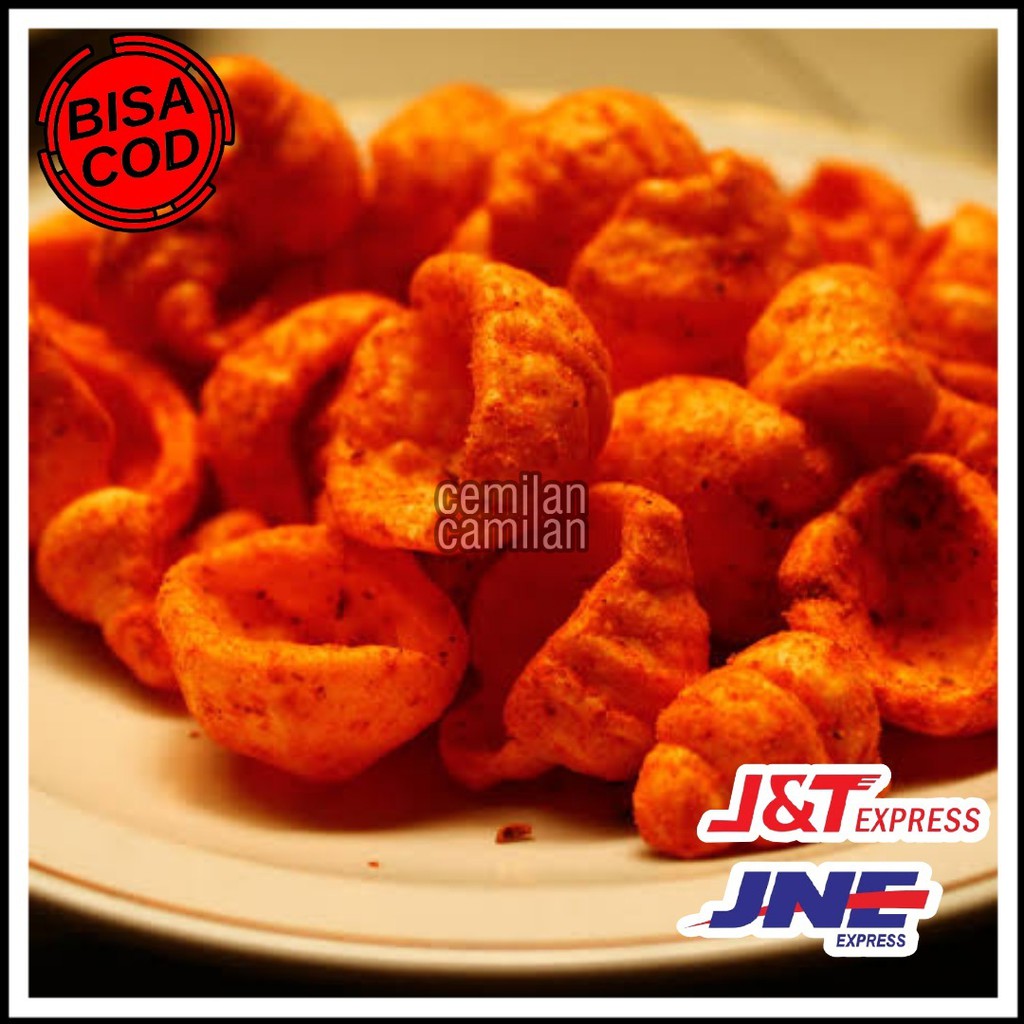 Jual Kerupuk RAMBO Keong Kerang Pedas 125 Gram Snack Kiloan Cemilan ...