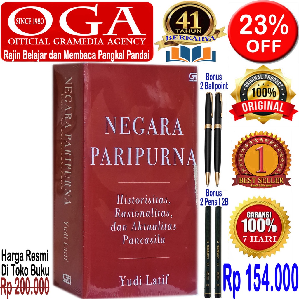 Jual Buku Negara Paripurna - Yudi Latif - Original & Segel | Shopee ...