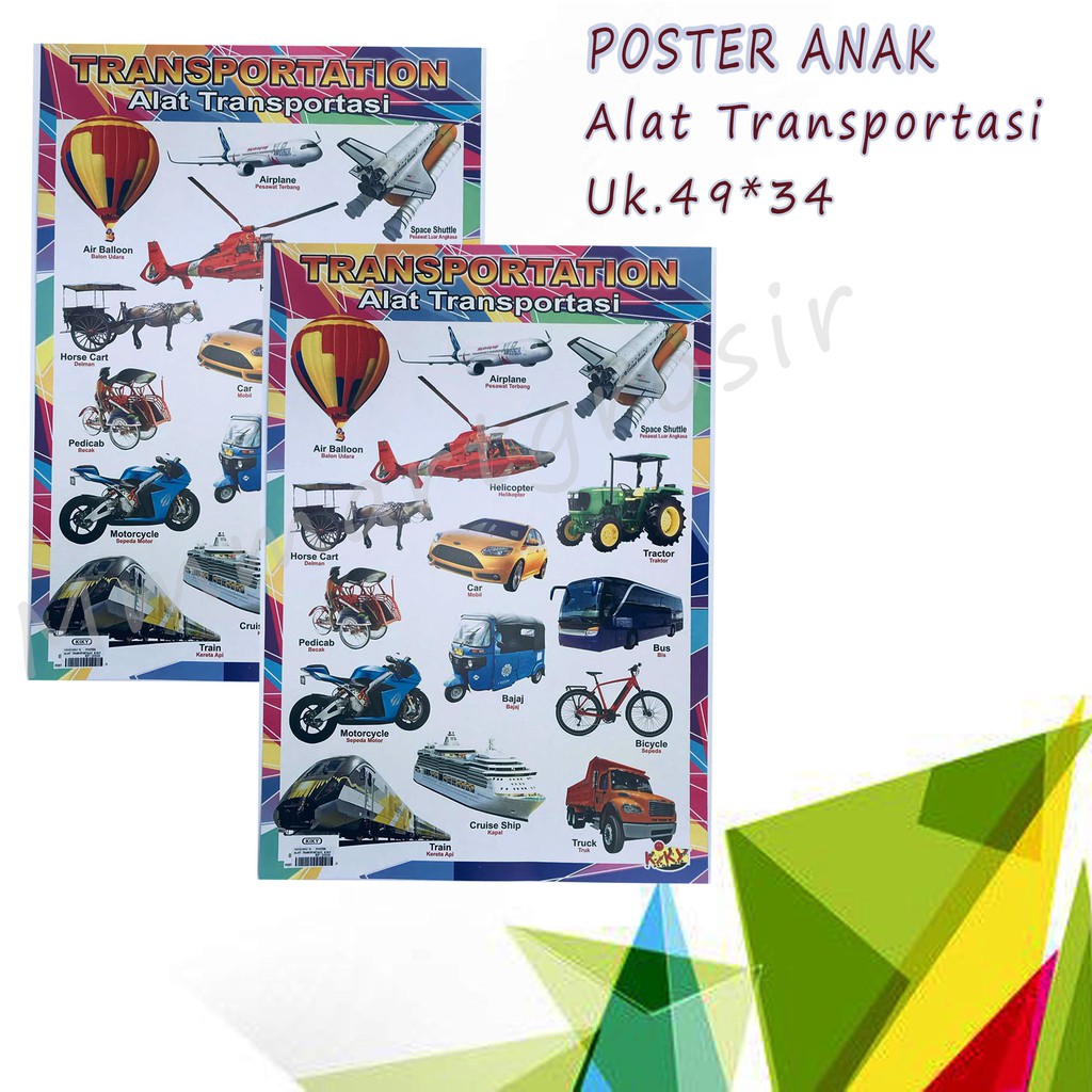 Jual Kiky / Poster Anak / Poster belajar anak / Poster aneka gambar ...