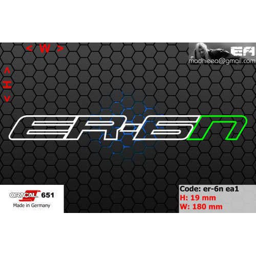 Jual ea cutting sticker / decal Code: kawasaki er-6n ea1 ( sponsor logo ...