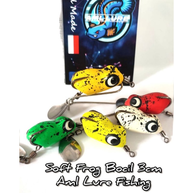 Jual Soft Frog mini killer 3cm/lure casting/soft frog/umpan mancing ...