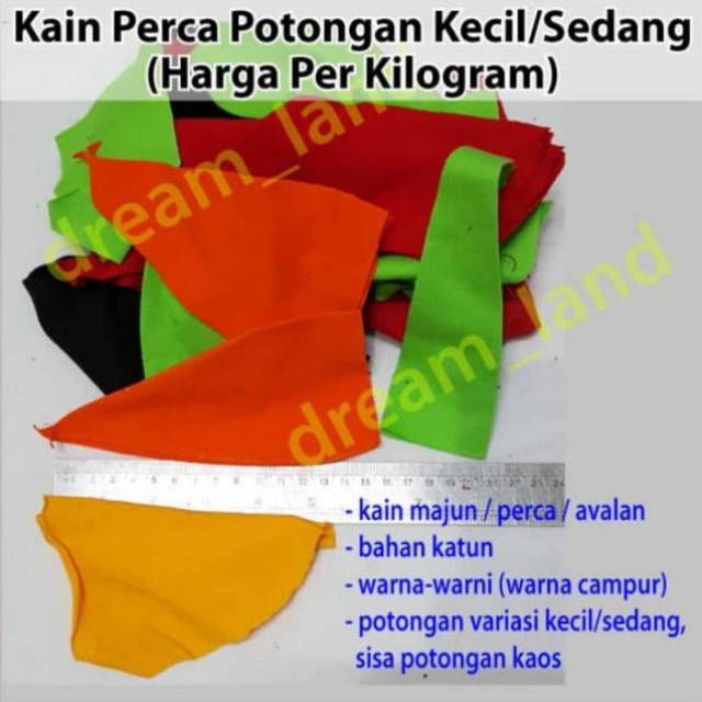 Jual Kain Majun / Kain Perca / Kain Avalan / Kain Lap KECIL (Kiloan ...