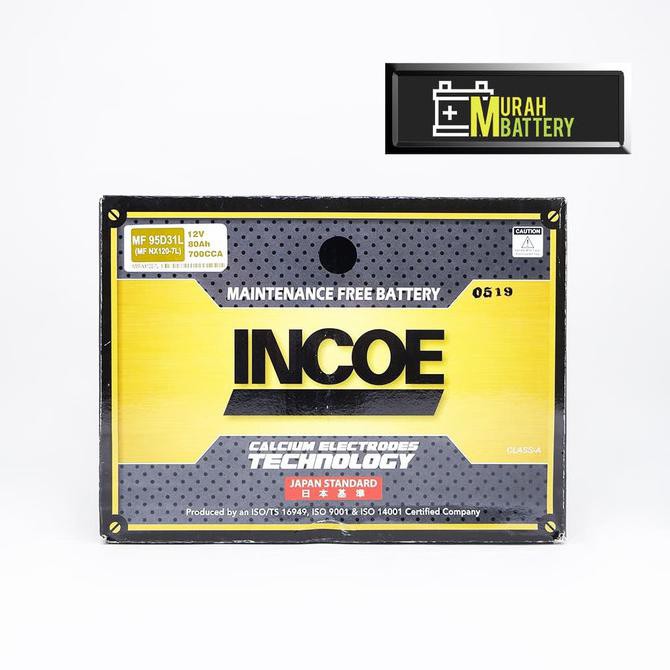 Jual Aki Mobil Mitsubishi Pajero Sport NX120-7L 95D31L INCOE MF Astra 80Ah | Shopee Indonesia