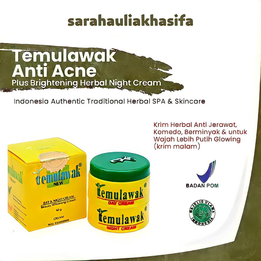 Jual CREAM TEMULAWAK ORIGINAL Malaysia - Cream Temulawak import ...