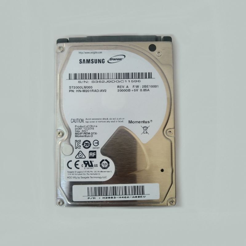 Jual HDD Hardisk Internal 2.5 Inch 2TB 2 TB 2 Tera | Shopee Indonesia