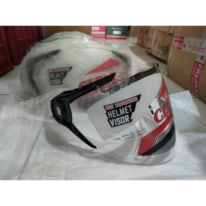 Jual VISOR NHK GLADIATOR/KC HELM NHK GLADIATOR, CLEAR | Shopee Indonesia