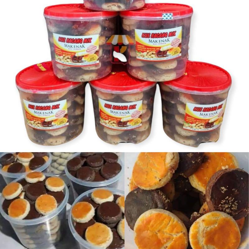 Jual kue kacang mix MAK ENAK khas jember 900 gr | Shopee Indonesia