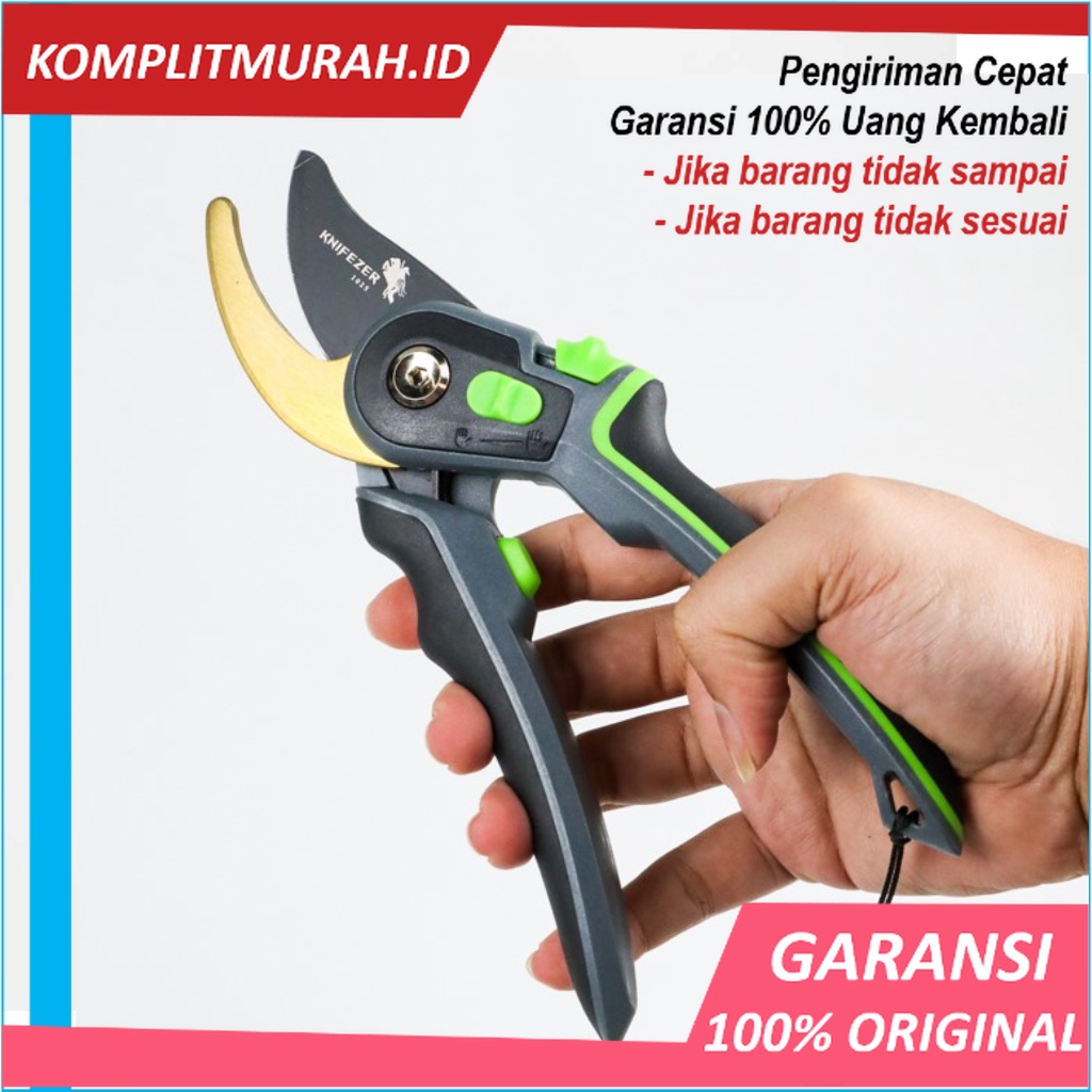 Jual ORIGINAL pruning shears gunting dahan bunga ranting stek alat potong dahan garden taman ...