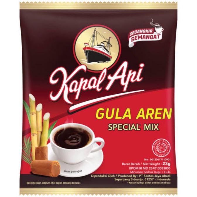 Jual Kapal Api Special Mix Gula Aren 1Renceng (10 x 23 gr) | Shopee ...