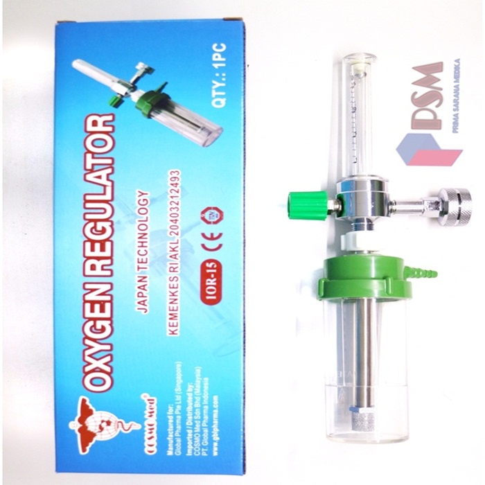 Jual Regulator Oksigen Dinding / Flowmeter O2 Wall Oxygen Inhalator ...