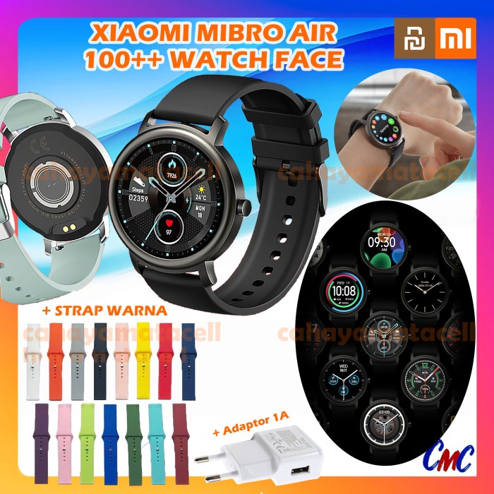 Jual Xiaomi Mibro Air Smartwatch Global Version Full HD Watch Face ...