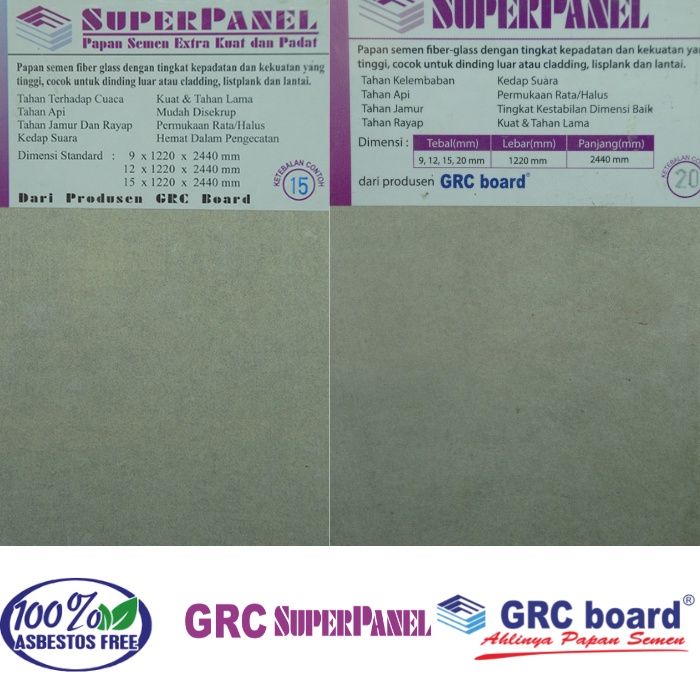 Jual GRC SUPERPANEL - Aplikasi Lantai - Papan GRC | Shopee Indonesia