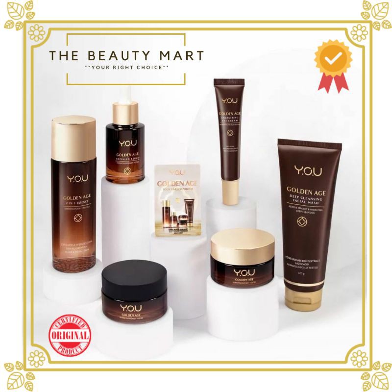 Jual YOU Golden Age Series | Y.O.U Skin Care Essence Facial Wash Eye ...