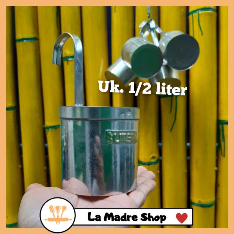 Jual CANTING MINYAK Literan Minyak Jadul Aluminium Tebal - Uk. 1/2 ...