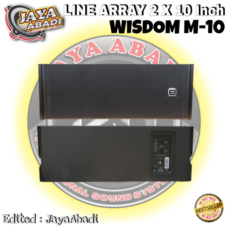 Jual SPEAKER LINE ARRAY 2X10INCH DOUBLE WISDOM M10 ORIGINAL | Shopee ...