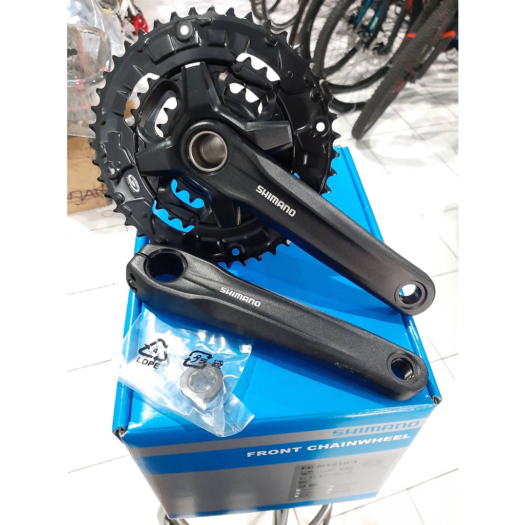 Jual CHAINWHEEL/CRANKSET/CRANK/FC SHIMANO ALTUS MT210-3 / MT 210-3 3 speed | Shopee Indonesia