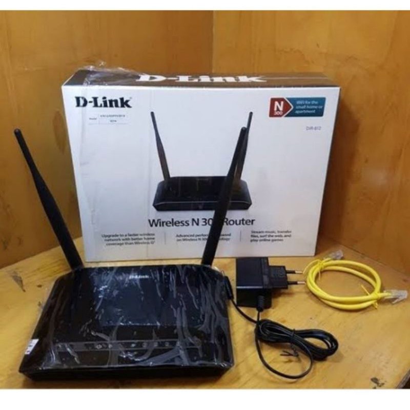 Jual Dlink DIR 612 Wireless N300 D-Link DIR612 Repeater Router Penyebar Sinyal Wifi | Shopee ...