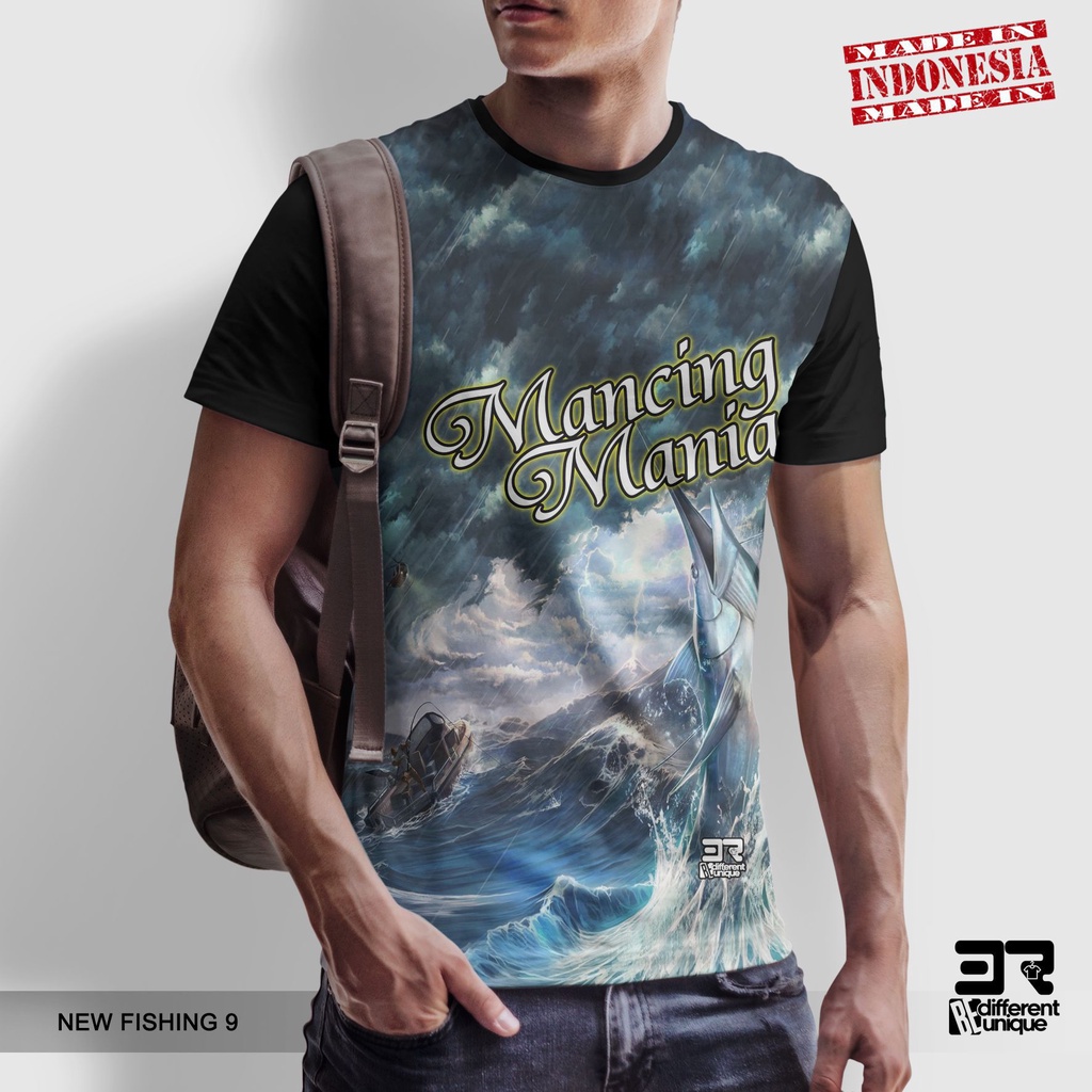 Jual [ COD ] KAOS PRINTING GAMBAR MANCING FISHING NEW 9 - BAJU HOBI ...