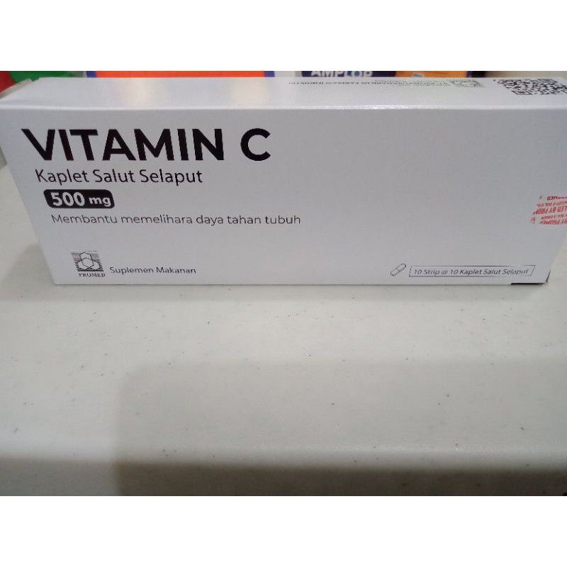 Jual vitamin C 500mg promed murah isi 100 tablet | Shopee Indonesia