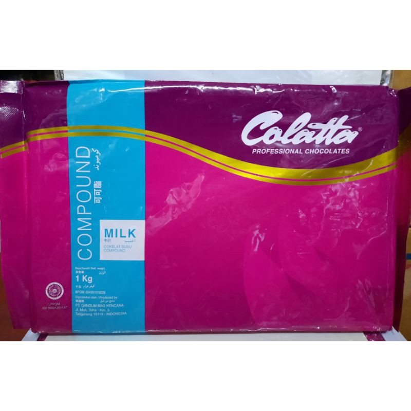 Jual COLATTA COMPOUND 1KG/COLATTA WHITE/COLATTA MILK /COKELAT BLOK ...