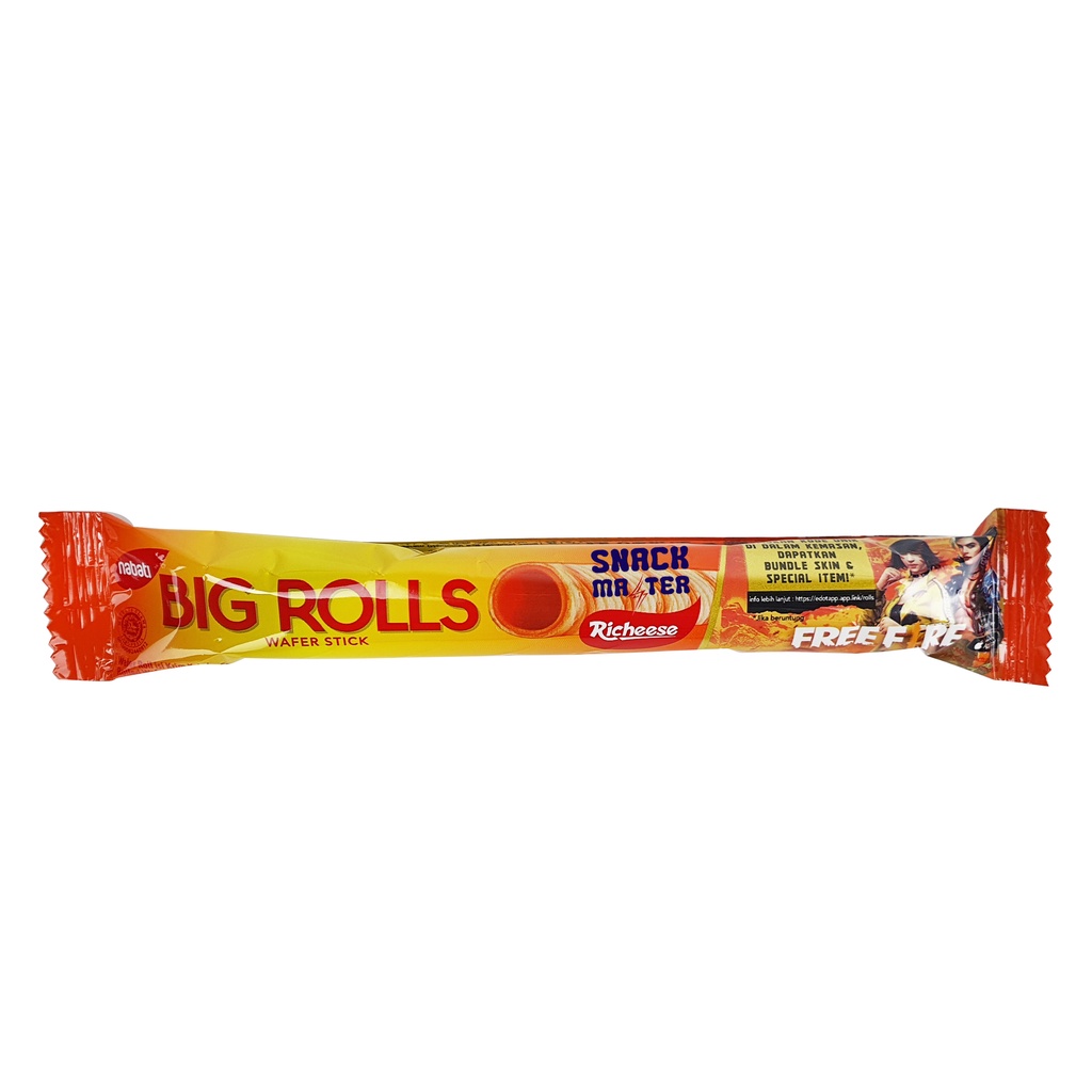 Jual Nabati Big Rolls Wafer Roll Cokelat - Netto 18 gr | Shopee Indonesia