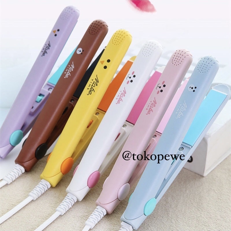 Jual Catok Rambut Mini Karakter 2 IN 1 (Lurus & Curly) Alat Catok ...