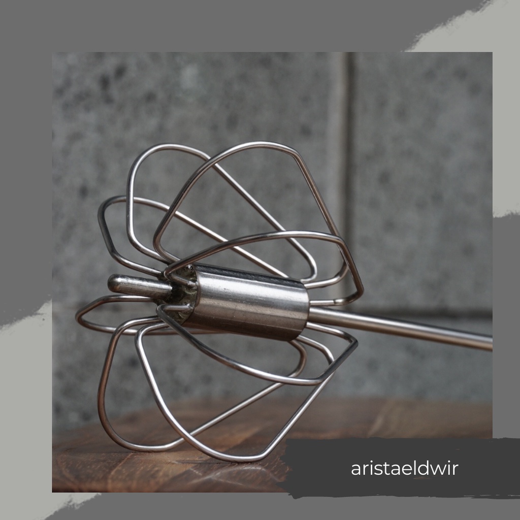 Jual Alat pengocok telur stainless steel putar | Shopee Indonesia