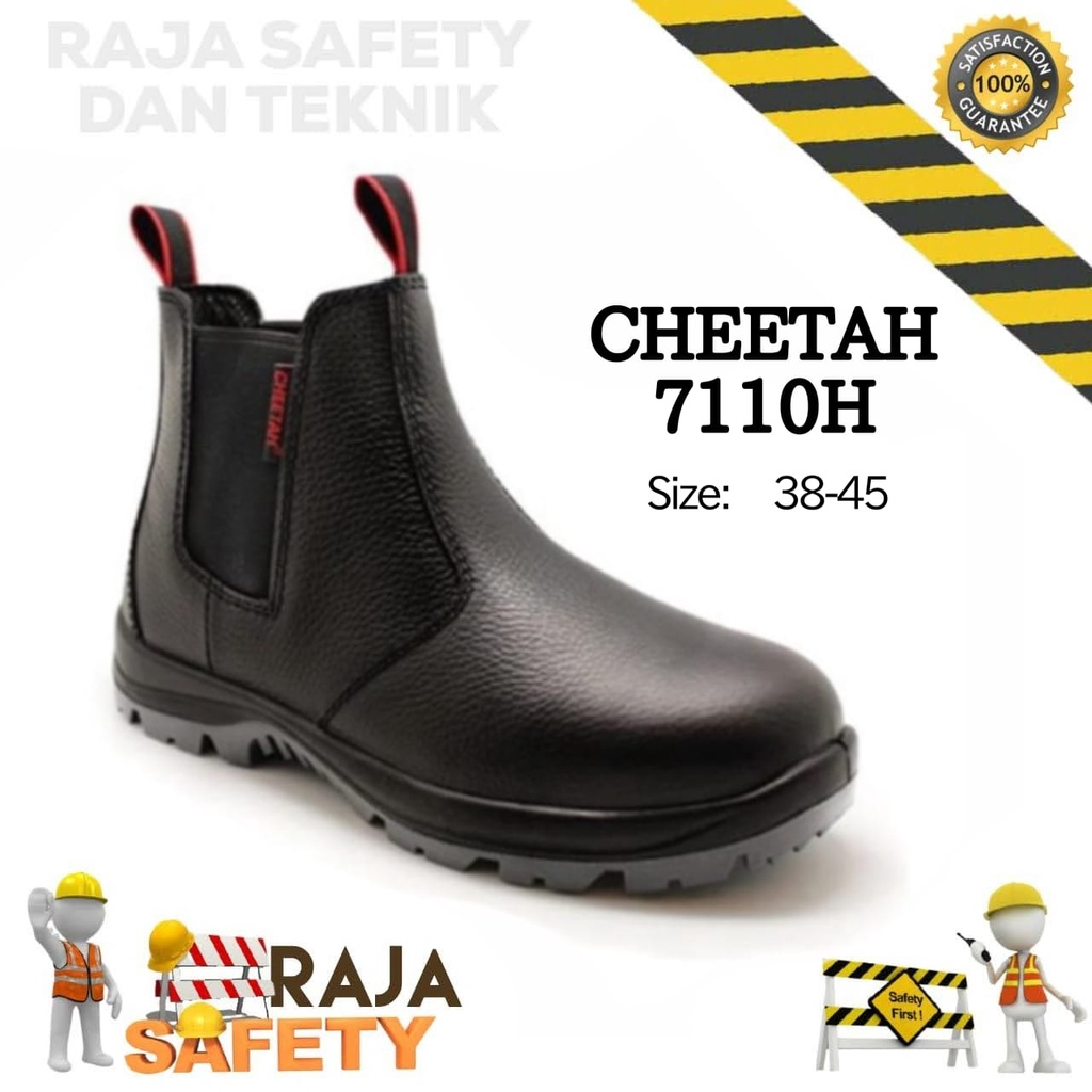Jual Safety Shoes Cheetah 7110H / Sepatu Safety Cheetah 7110H | Shopee ...
