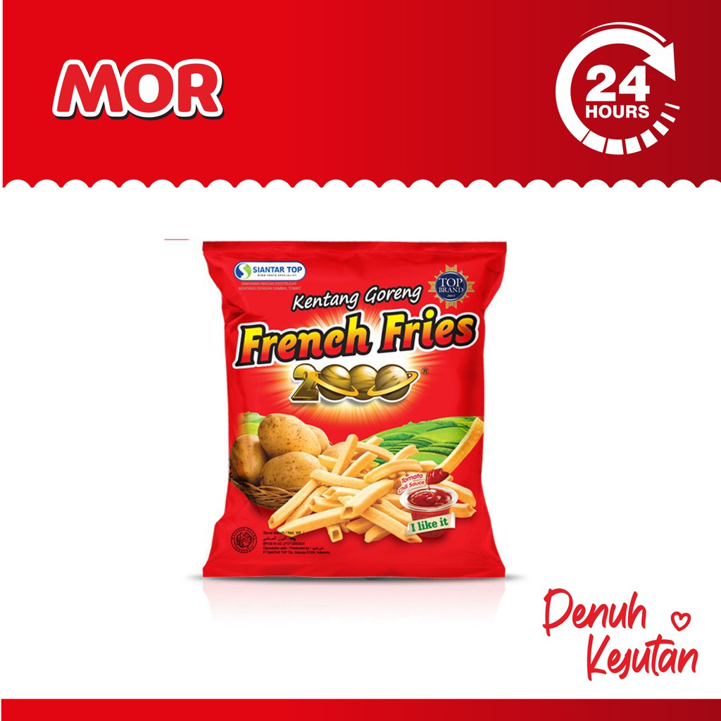 Jual FRENCH FRIES 2000 Chiki Keripik Kentang Goreng 68 gr | Shopee ...