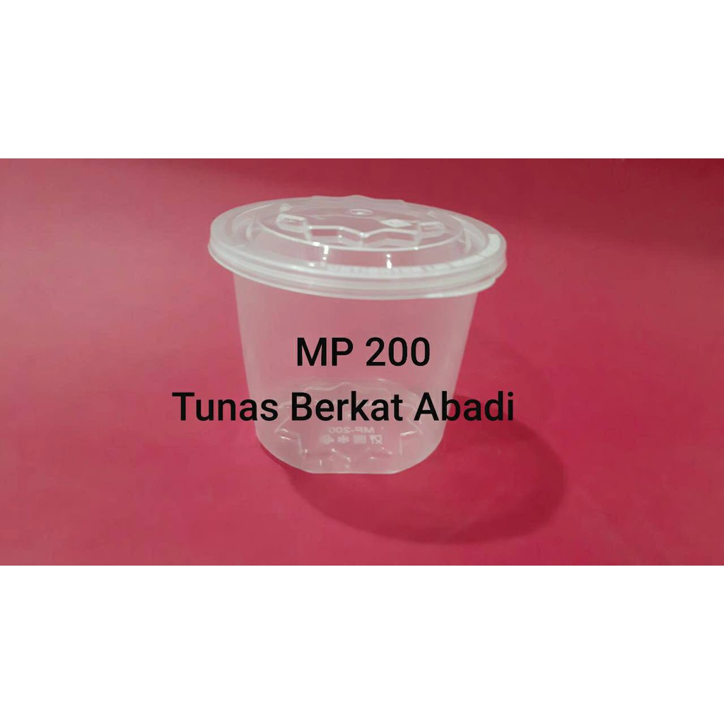 Jual Thinwall MP-200 / Kotak Tempat Puding, Sambal @25 Pcs | Shopee ...